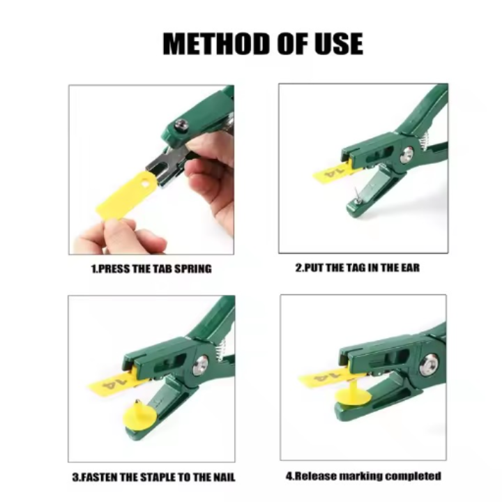 Sim Ear Tag/ Goat/ Sheep/ pig/ Plastic Ear Tags/ 51mm * 18mm