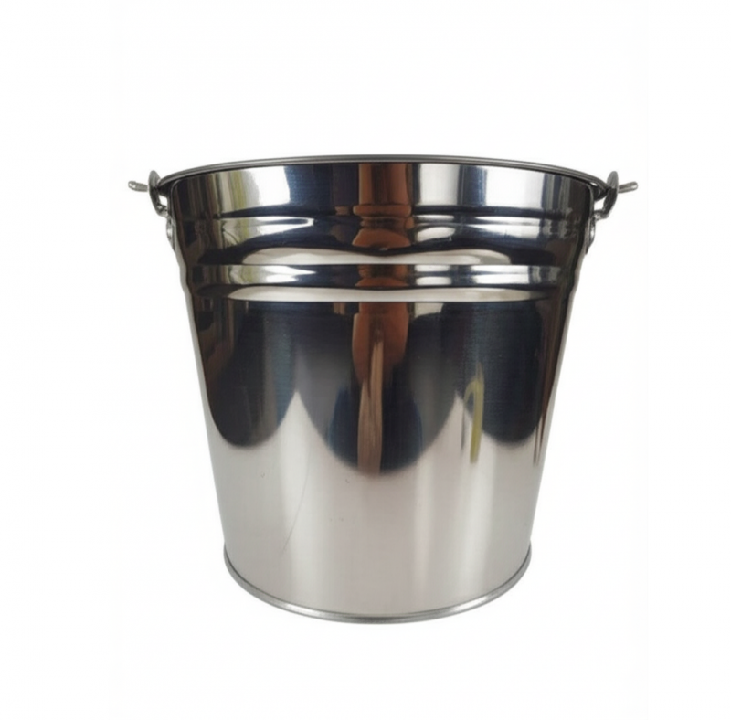Milking Bucket / Stainless Steel / 10L capacity / lid included